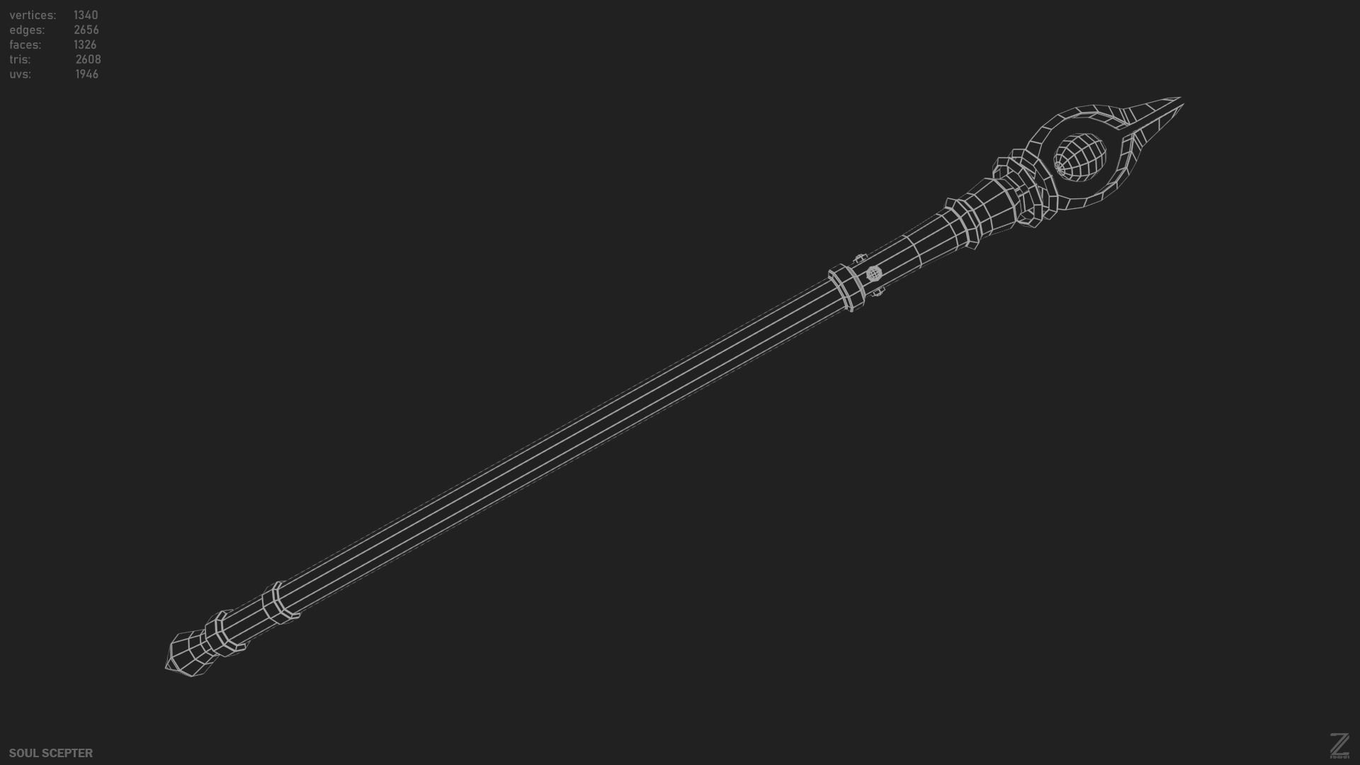 3D model Soul scepter VR / AR / low-poly | CGTrader