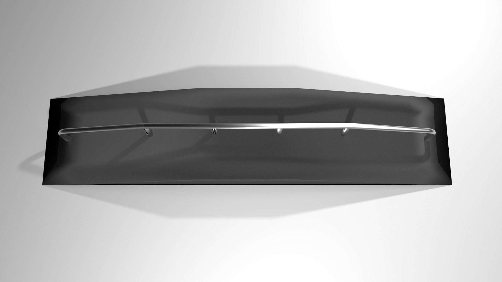 Skateboard Track - Sloped rail 3D model | CGTrader