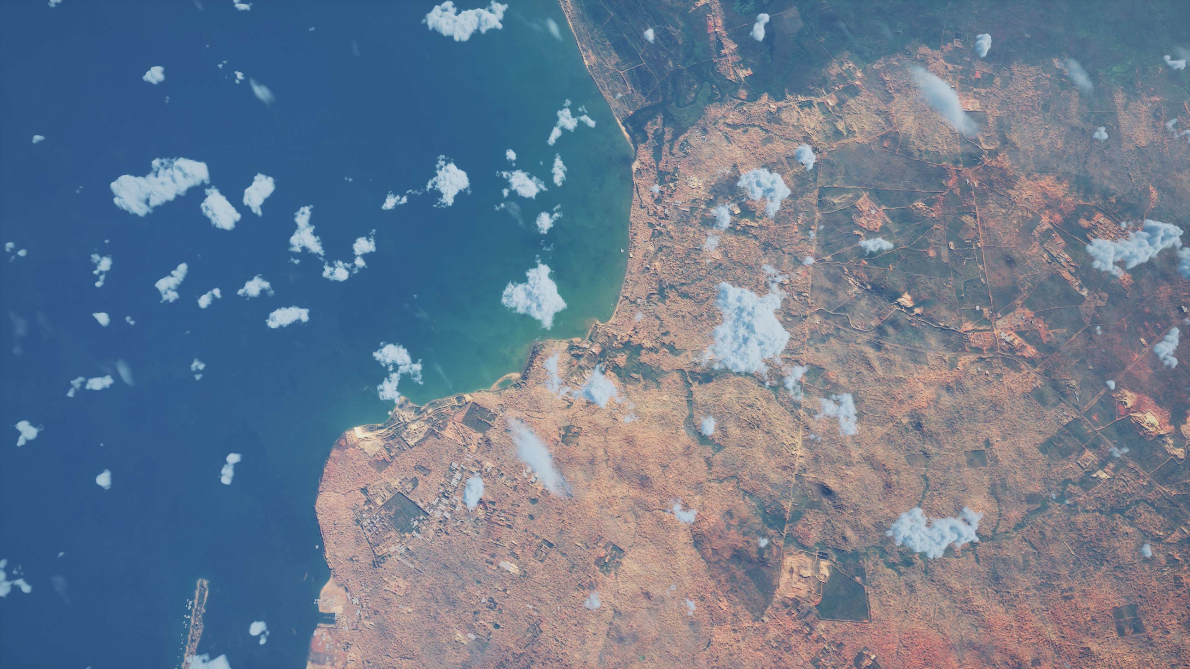 Cacuaco Angola City Landscape 3D Model 3D model | CGTrader