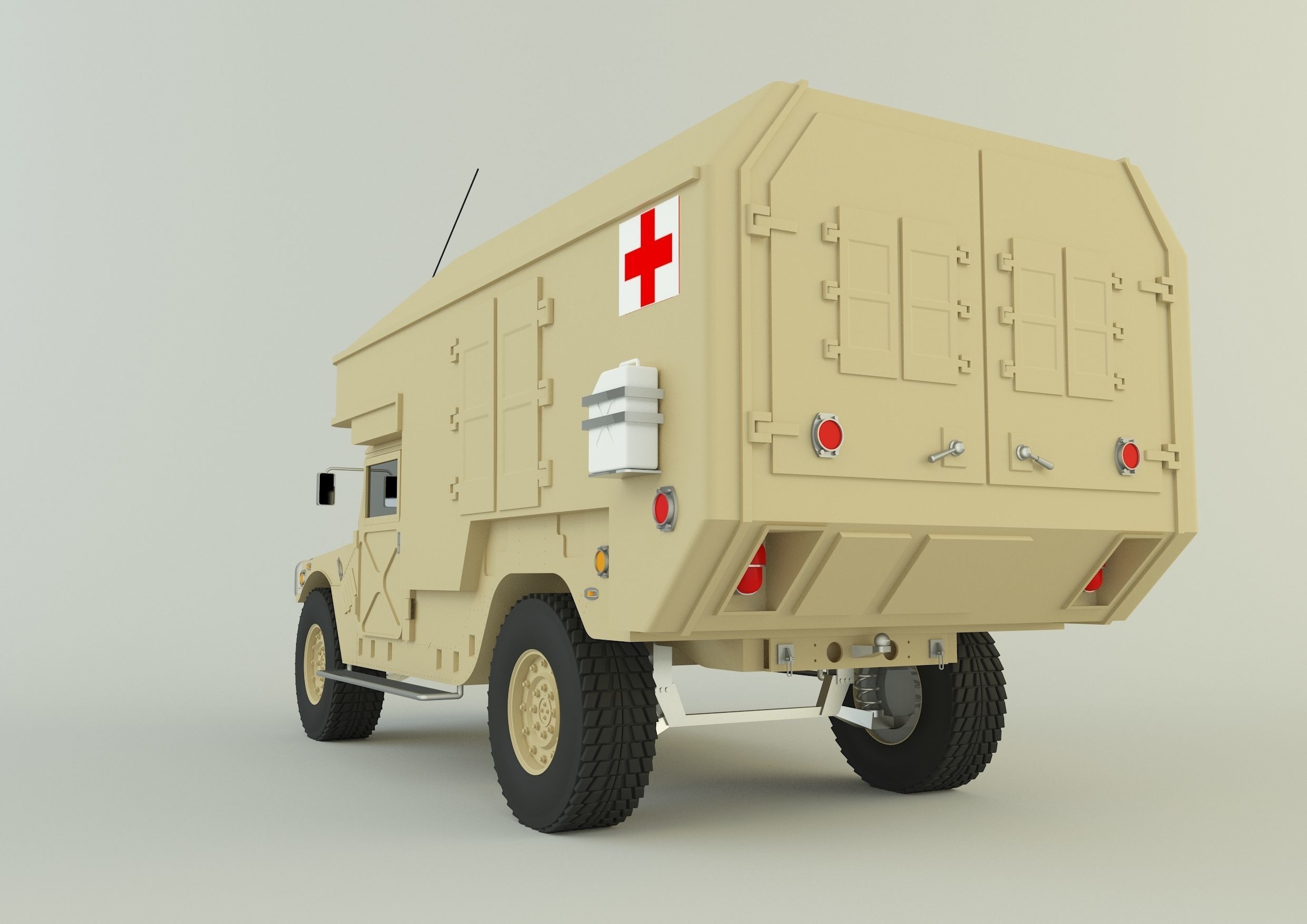 hummer ambulance 3D model | CGTrader