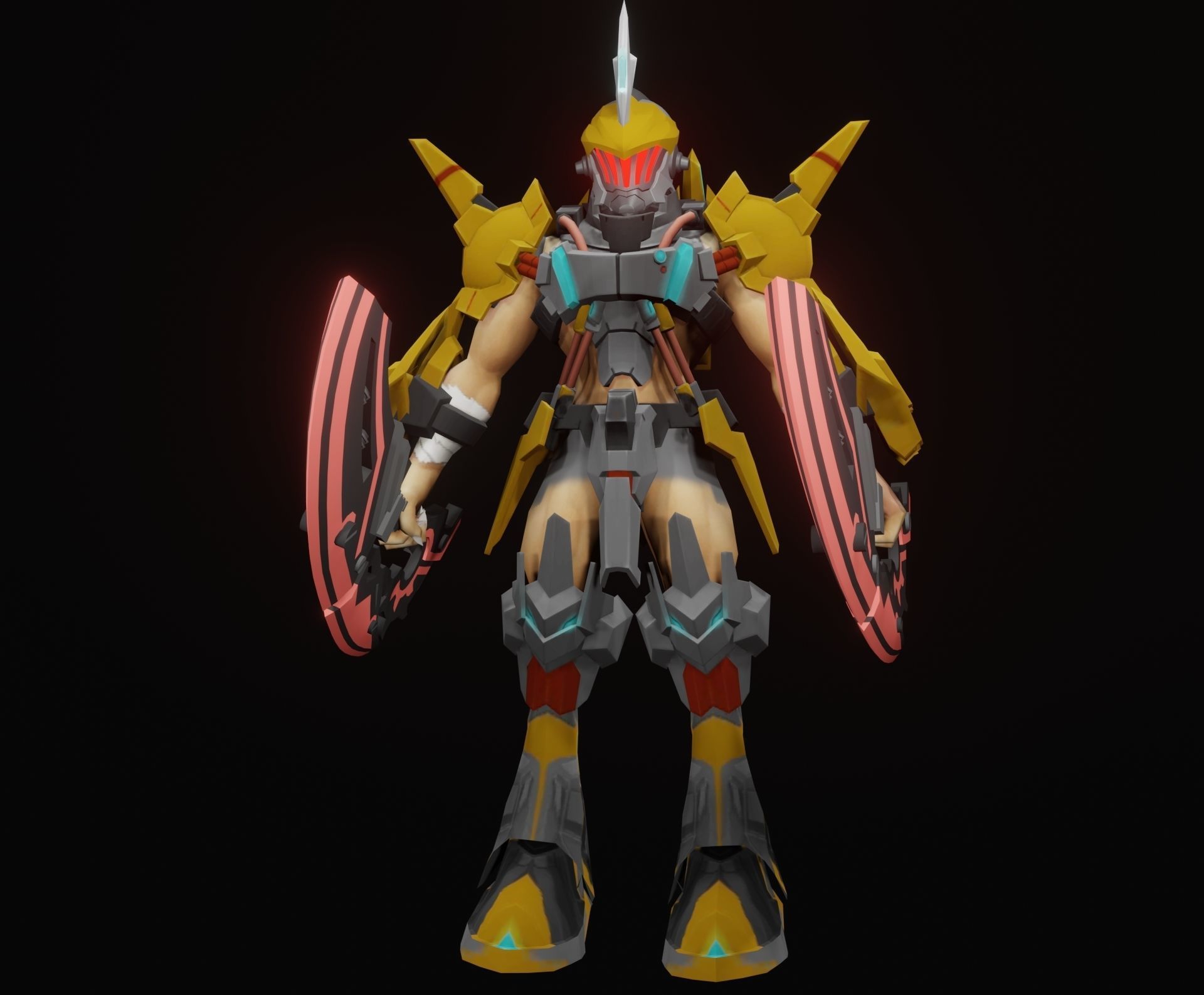 Cyberpunk XE 3D model animated rigged | CGTrader