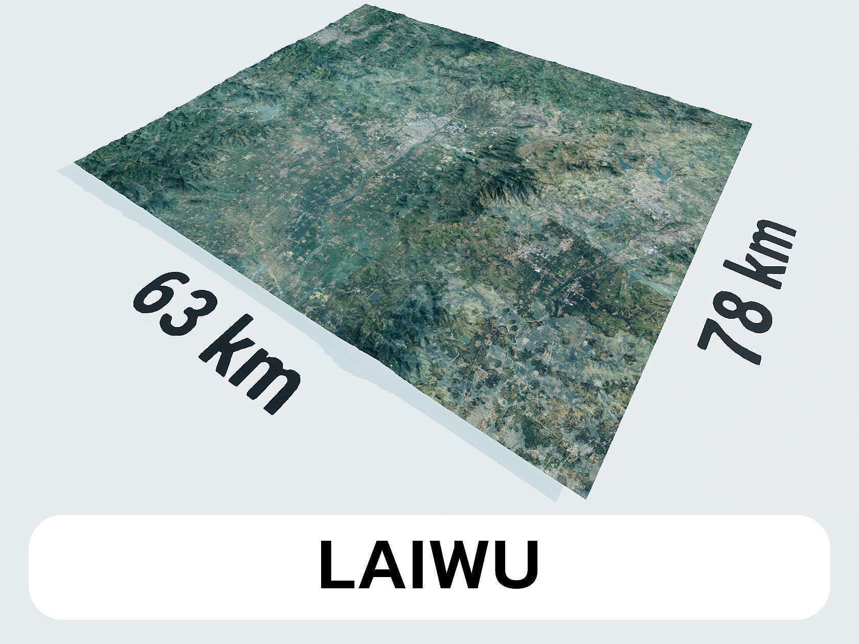 Laiwu China City Landscape 3D Model 3D model | CGTrader