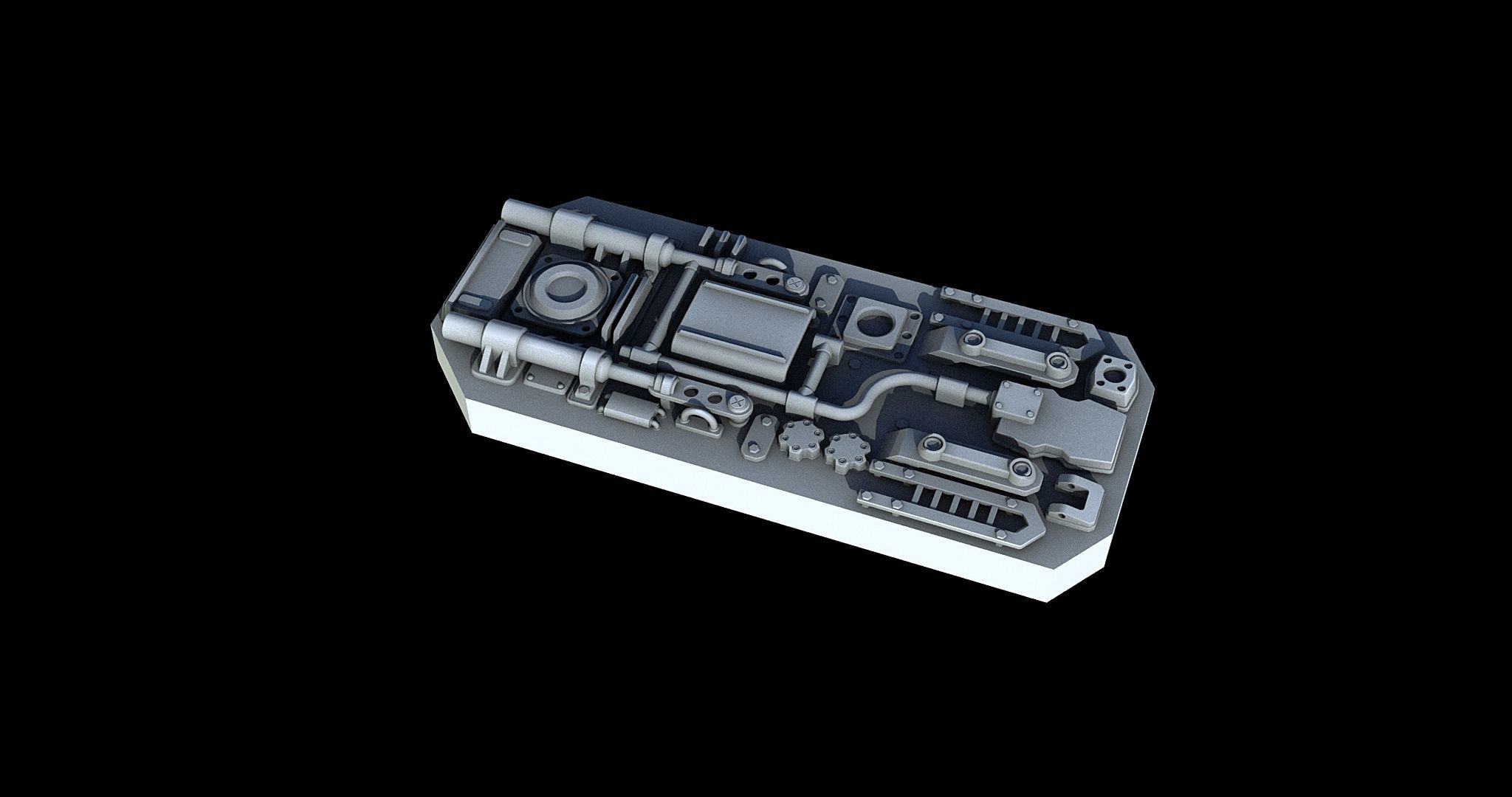 Sci-Fi KitBash and Props Pack Part two 3D model | CGTrader