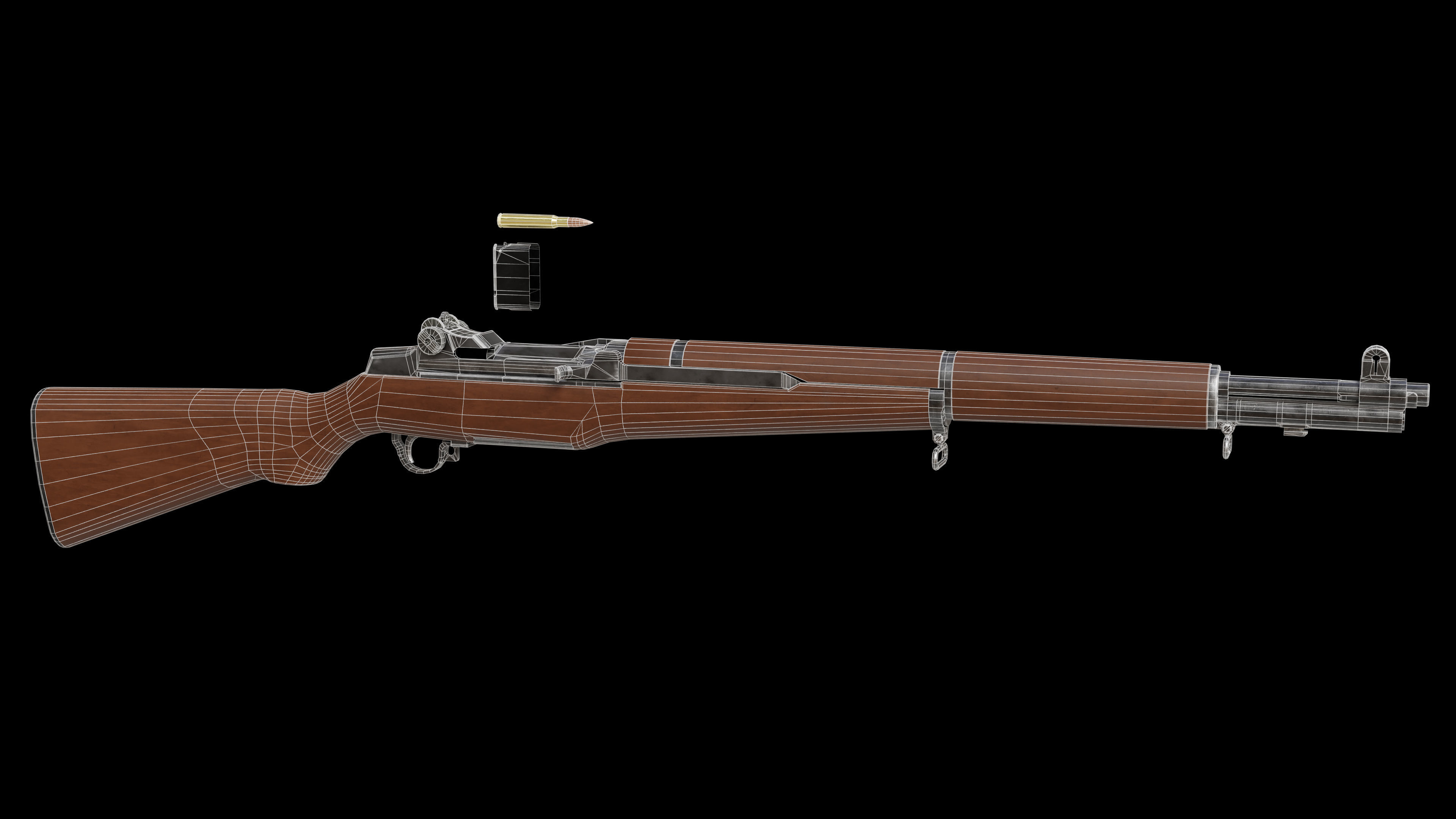 3D model M1 Garand VR / AR / low-poly | CGTrader