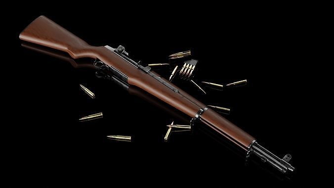 3D model M1 Garand VR / AR / low-poly | CGTrader