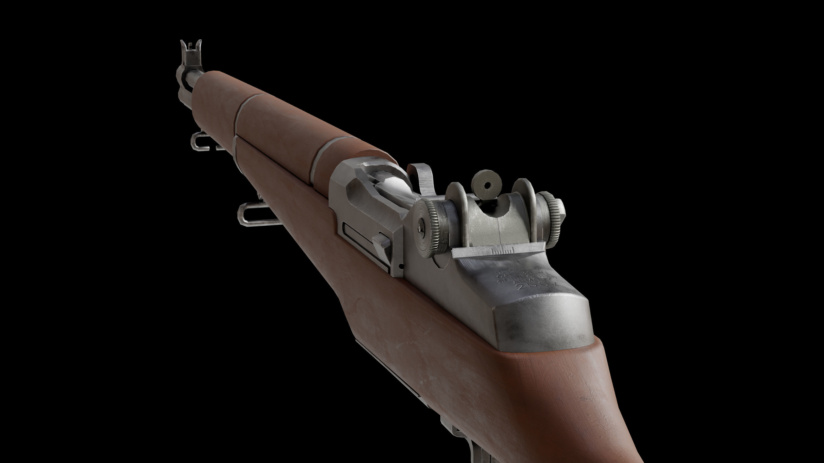 3D model M1 Garand VR / AR / low-poly | CGTrader