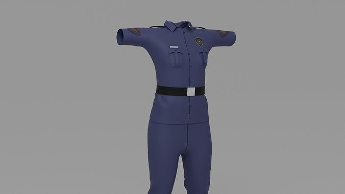 3D model Police Uniform VR / AR / low-poly | CGTrader