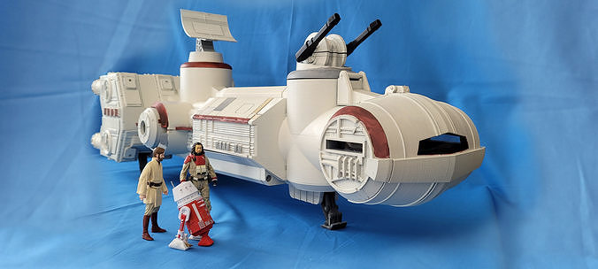 Tantive IV Corellian Corvette Custom Vehicle Playset 3D model 3D ...