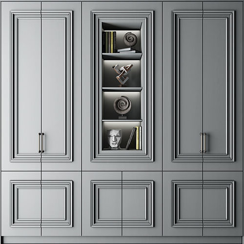 wardrobe 006 3D model | CGTrader