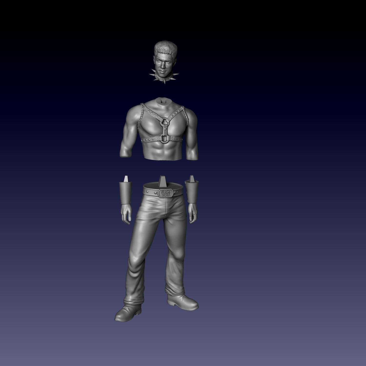 Van Darkholme Boss of the Gym Meme 3D Model figurine 3D model 3D printable | CGTrader