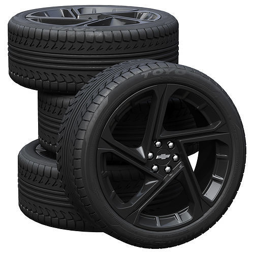 Chevrolet wheels 3D model | CGTrader