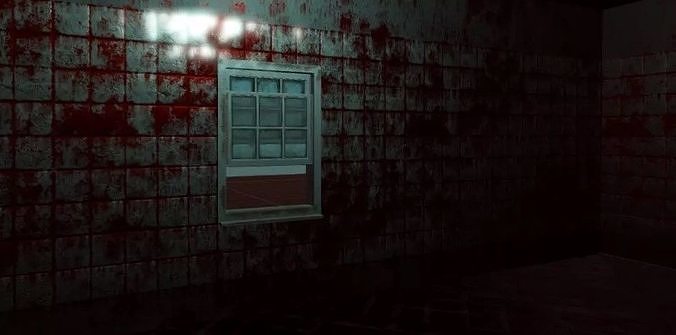 3D model Modular interior horror design pack VR / AR / low-poly | CGTrader