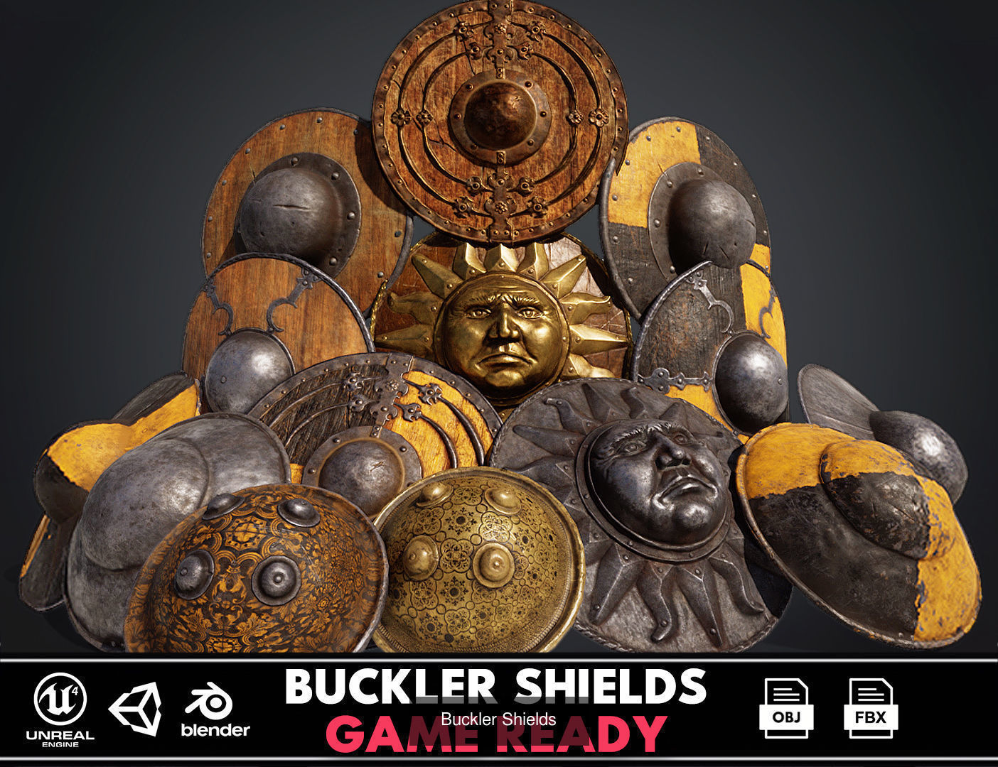 Shields Collection roman | CGTrader