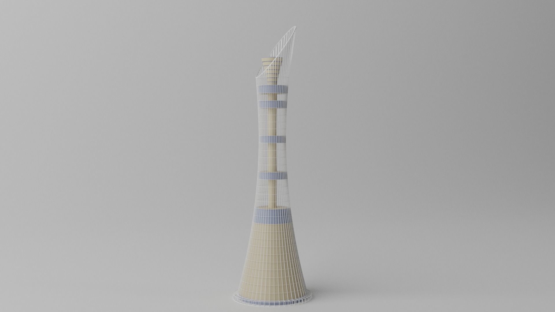 3D model Aspire Tower Qatar Doha Landmark 2 VR / AR / low-poly | CGTrader