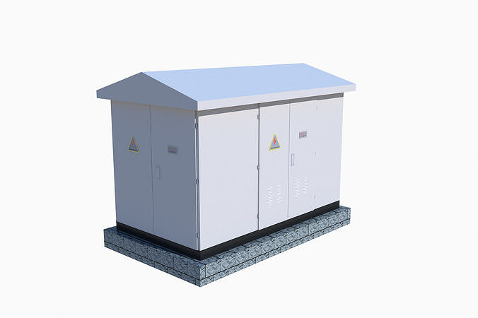Power Distribution Cabinet 3D model | CGTrader