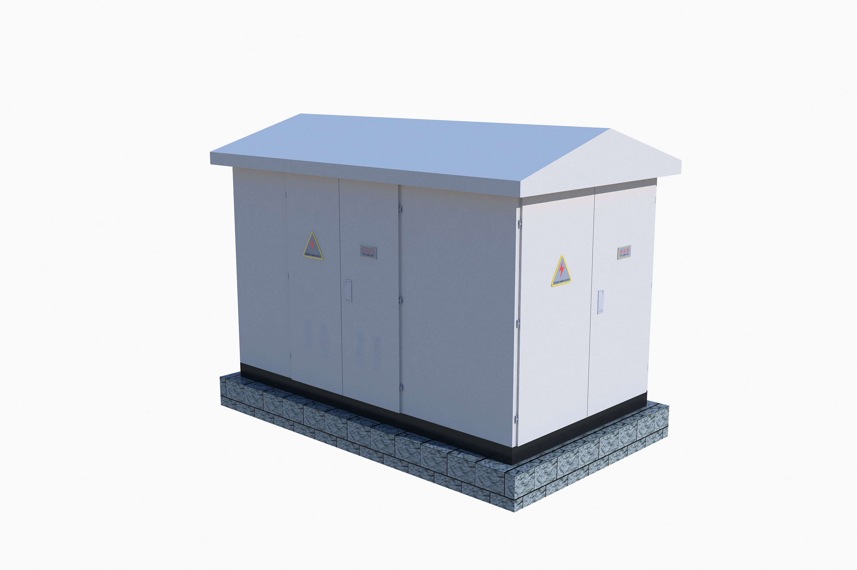 Power Distribution Cabinet 3D model | CGTrader