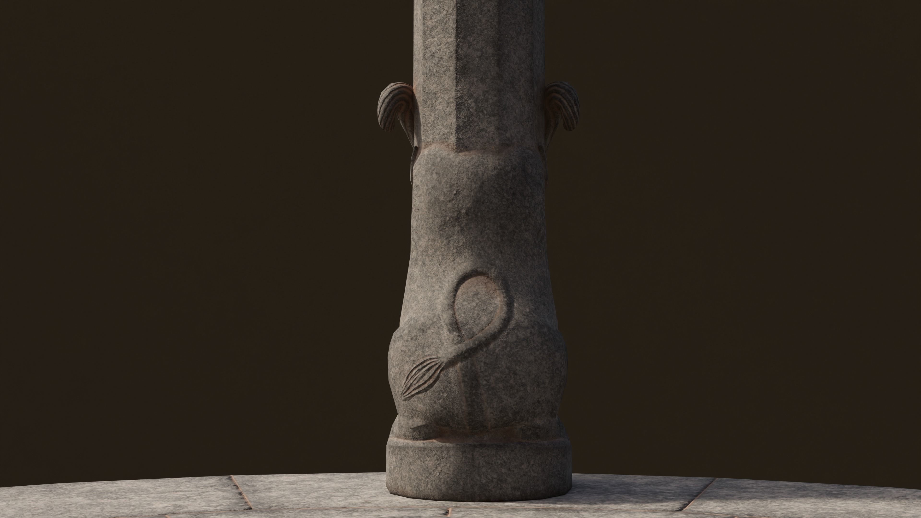 3D model Stone Pillar Design 01 VR / AR / low-poly | CGTrader