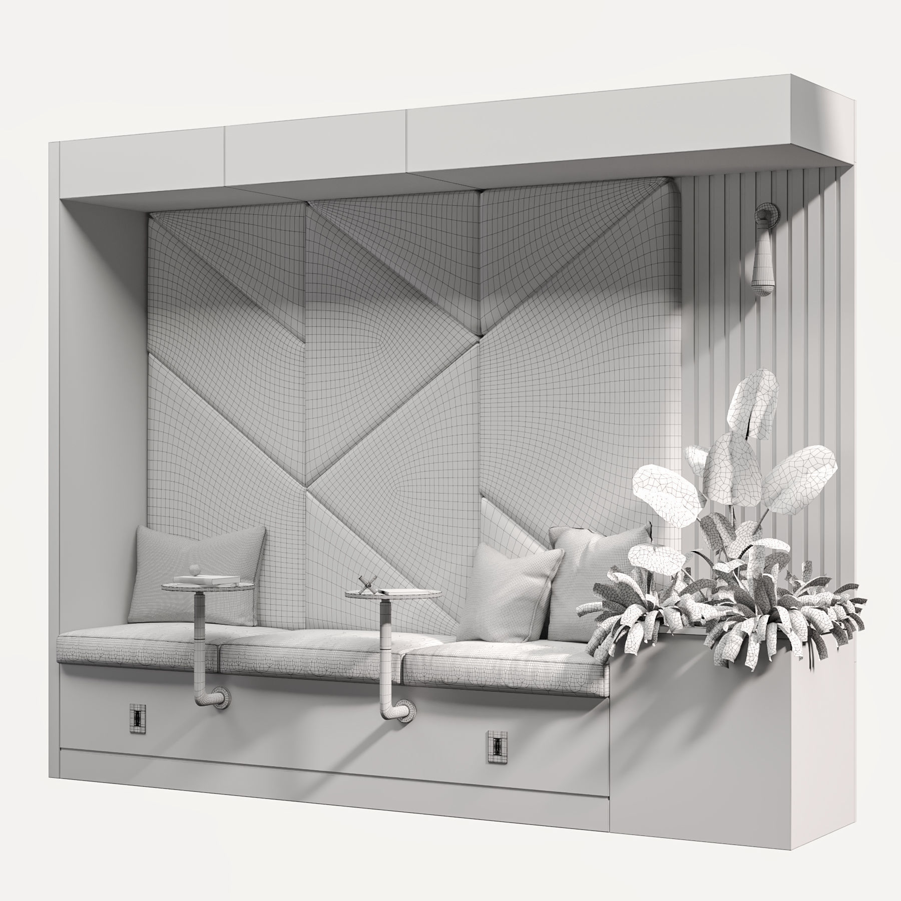 Restaurant And Office loby Soft Seating 10 3D model | CGTrader