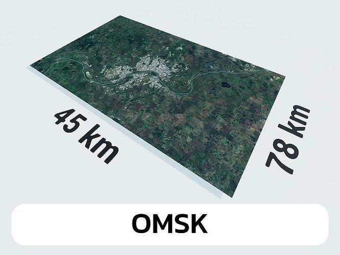 Omsk Russia City Landscape 3D Model 3D model | CGTrader
