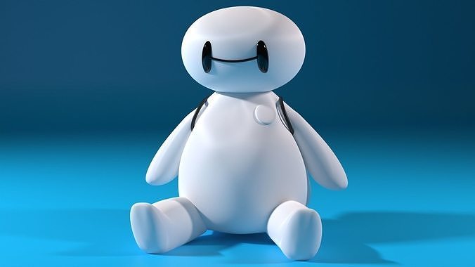 Baymax 3D model 3D printable | CGTrader