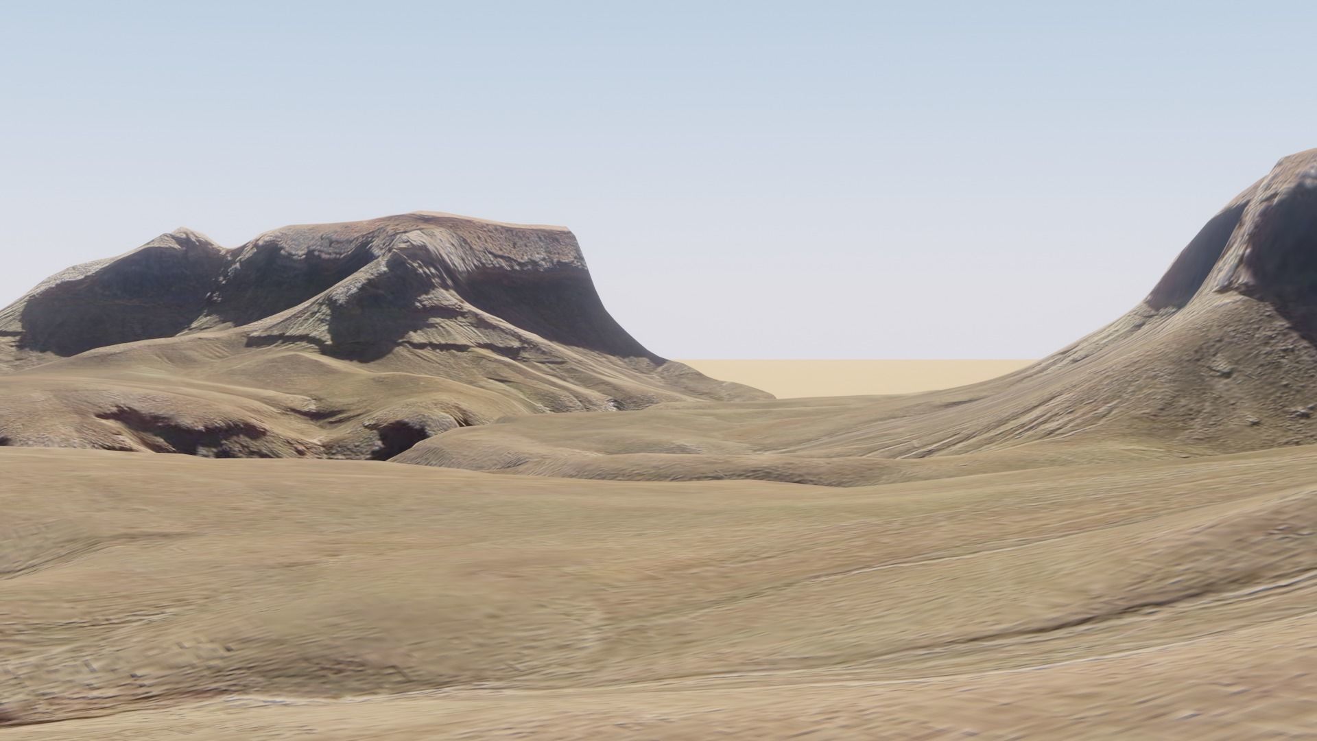 3D Desert Terrain free VR / AR / low-poly 3D model | CGTrader