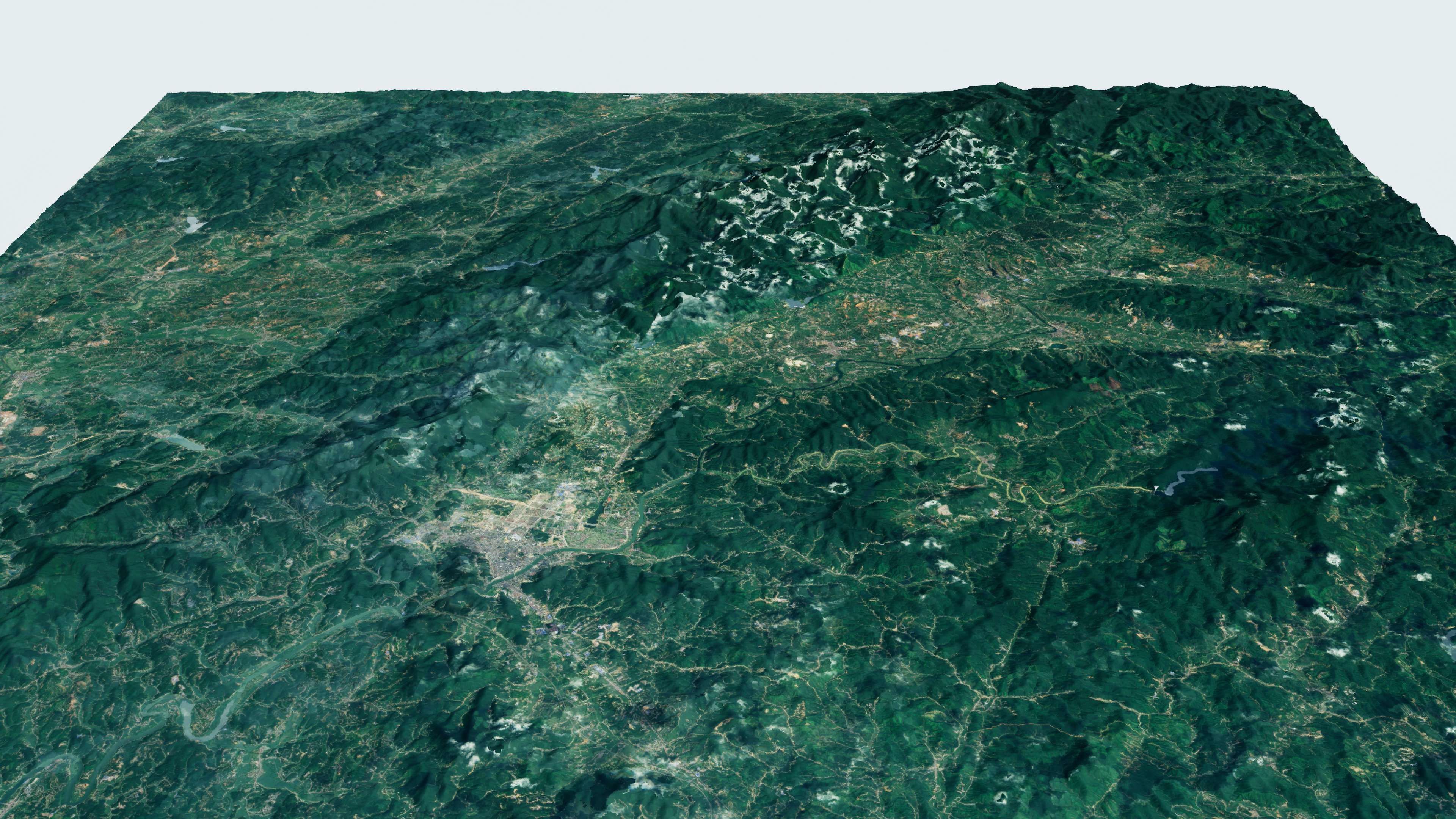 Guankou China City Landscape 3D Model 3D model | CGTrader