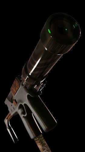 MP9 Assault Rifle Gun 3D model | CGTrader