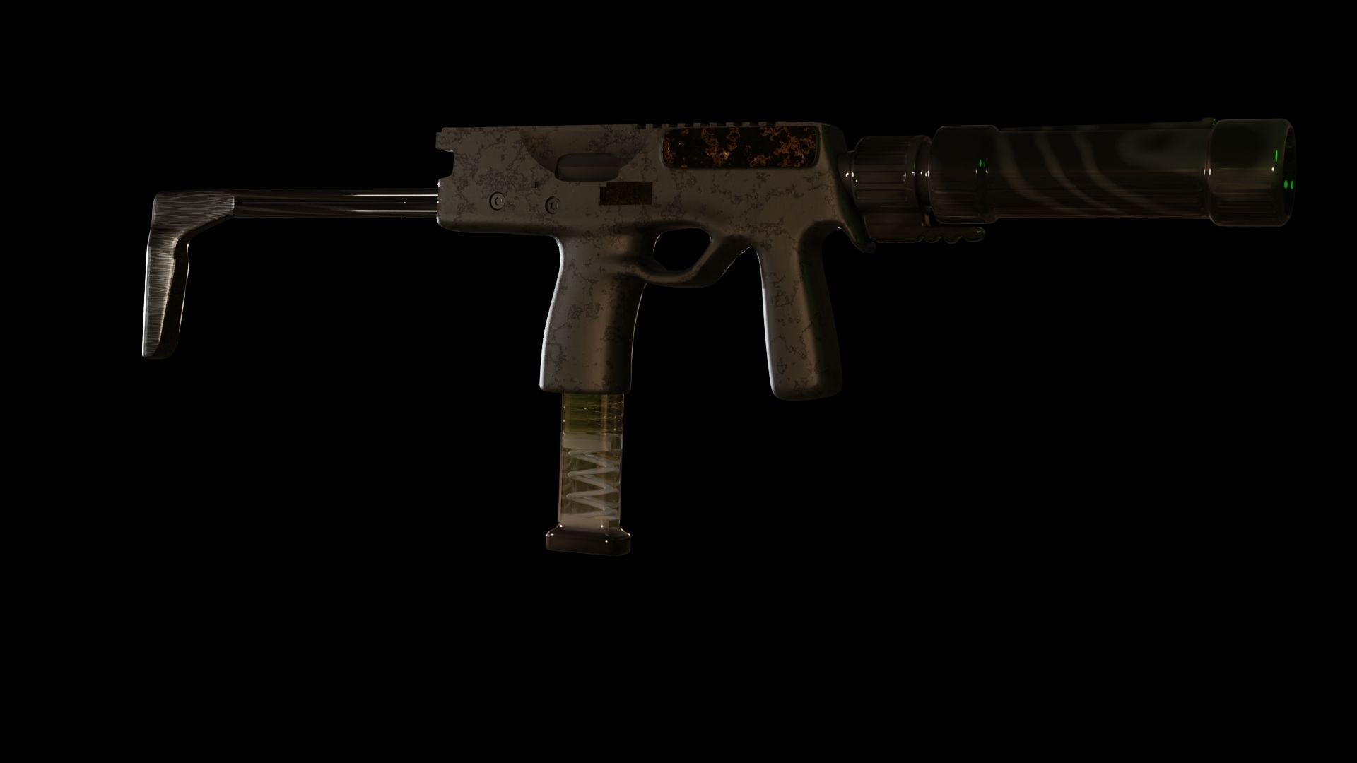 MP9 Assault Rifle Gun 3D model | CGTrader