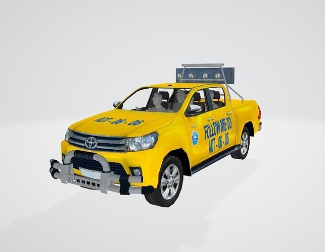 3D model Thai FollowMe Truck VR / AR / low-poly | CGTrader