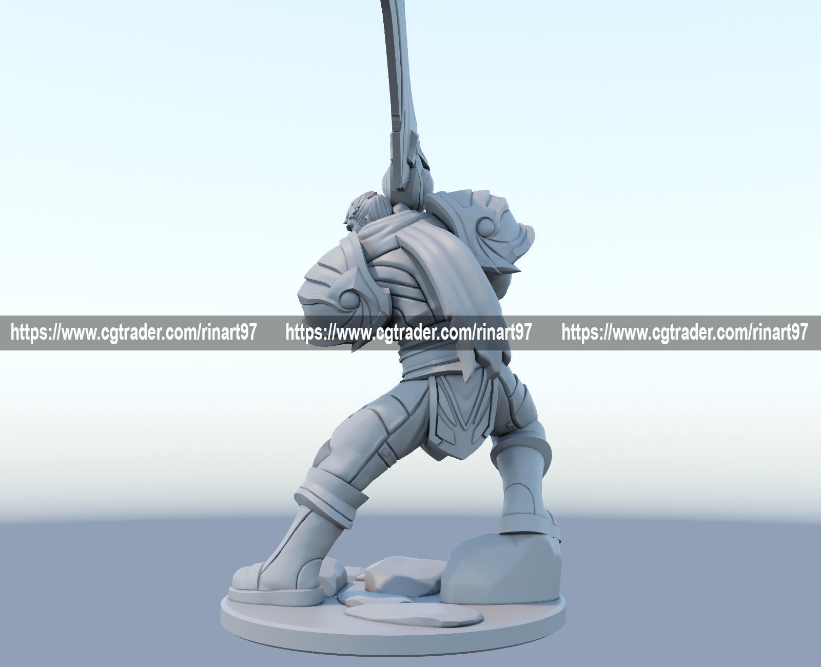 garen 3D print model from League of Legends 3D model 3D printable ...
