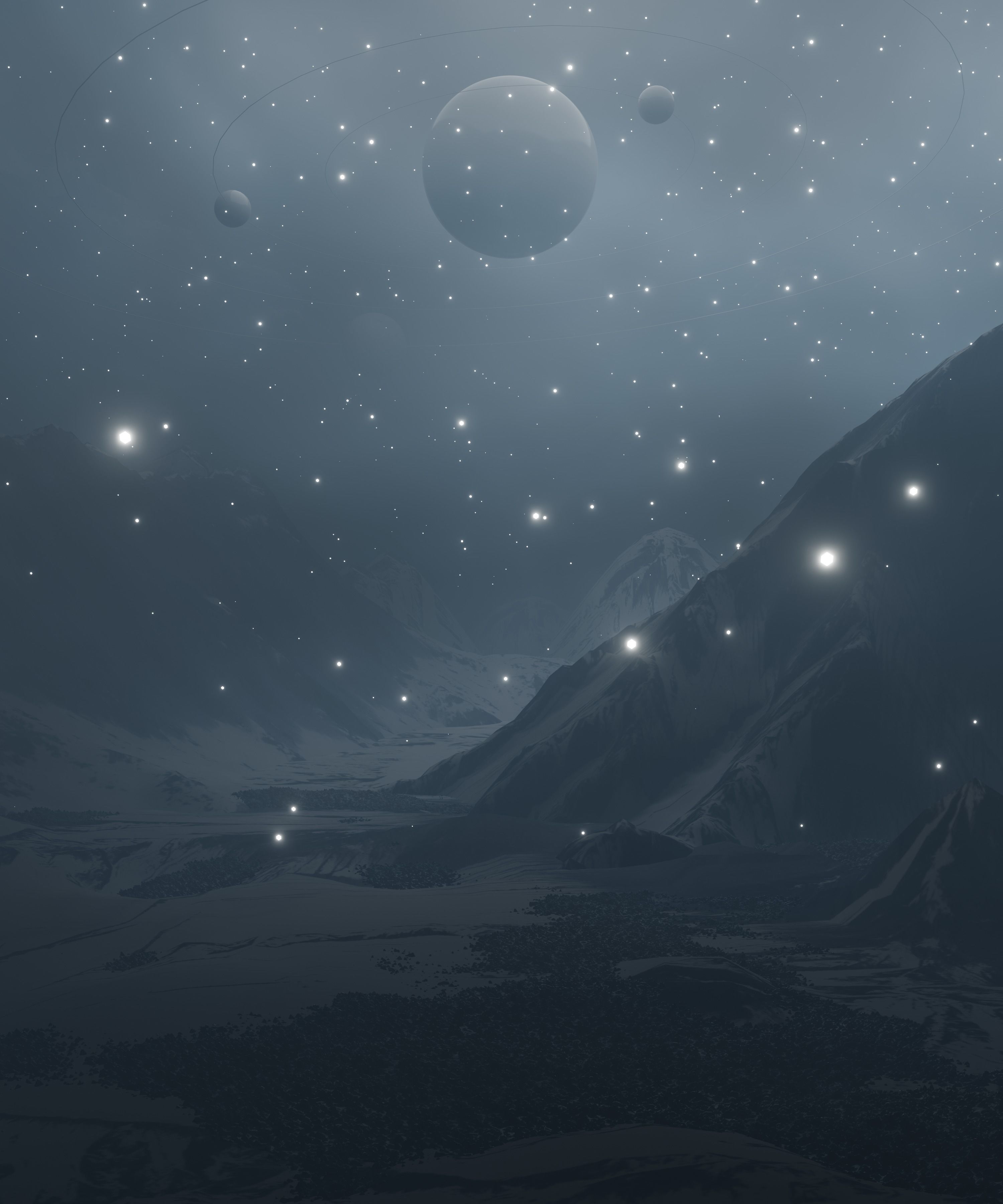 Snow Storm animation blender eevee 3D model animated | CGTrader