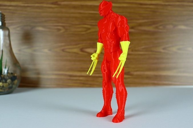 Wolverine action figure 3D model 3D printable | CGTrader