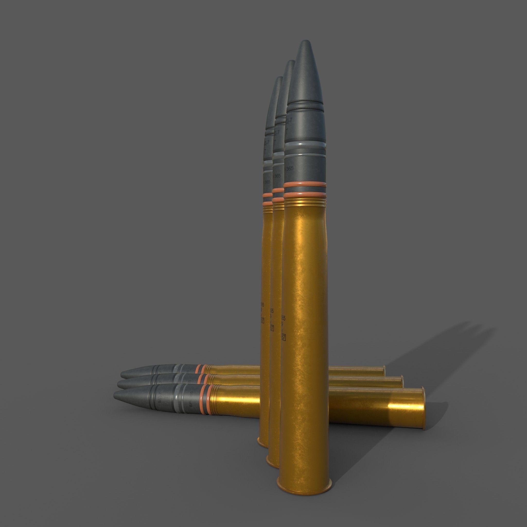 Projectile 85 mm 3D model | CGTrader