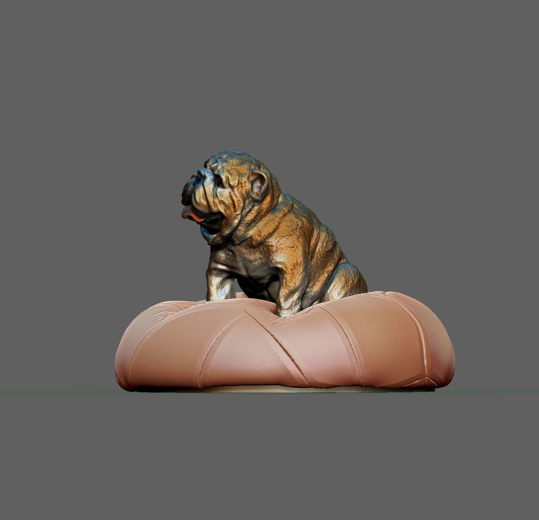 British Bulldog 3D print model 3D model 3D printable | CGTrader