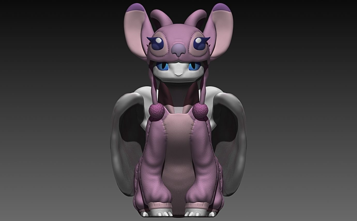 Light Fury 3D model 3D printable | CGTrader