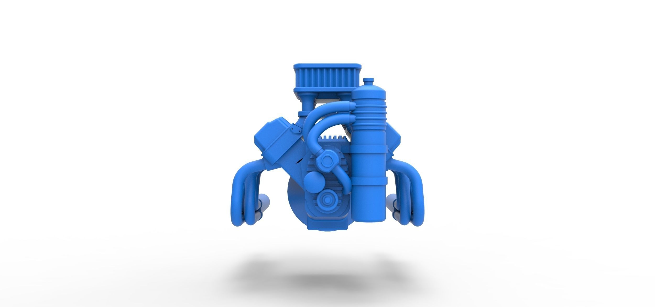 Diecast engine V8 for Sprint car Scale 1 to 25 3D model 3D printable ...