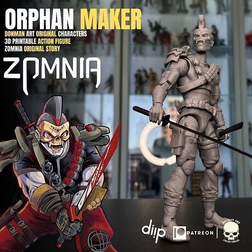 Orphan Maker - complete 3D printable Action Figure 3D model 3D ...