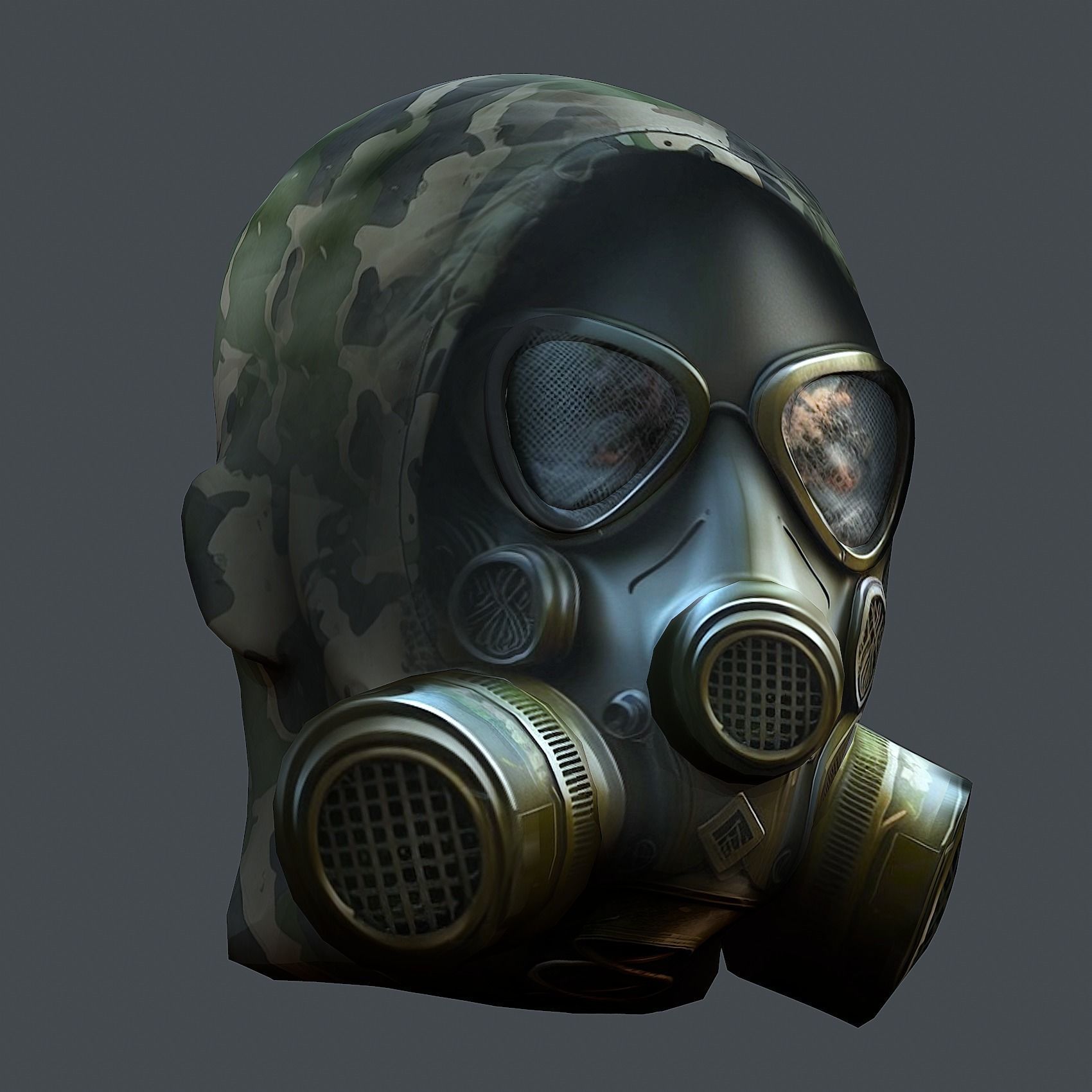 3D model Helmet 3d model military combat Military Low-poly VR VR / AR ...