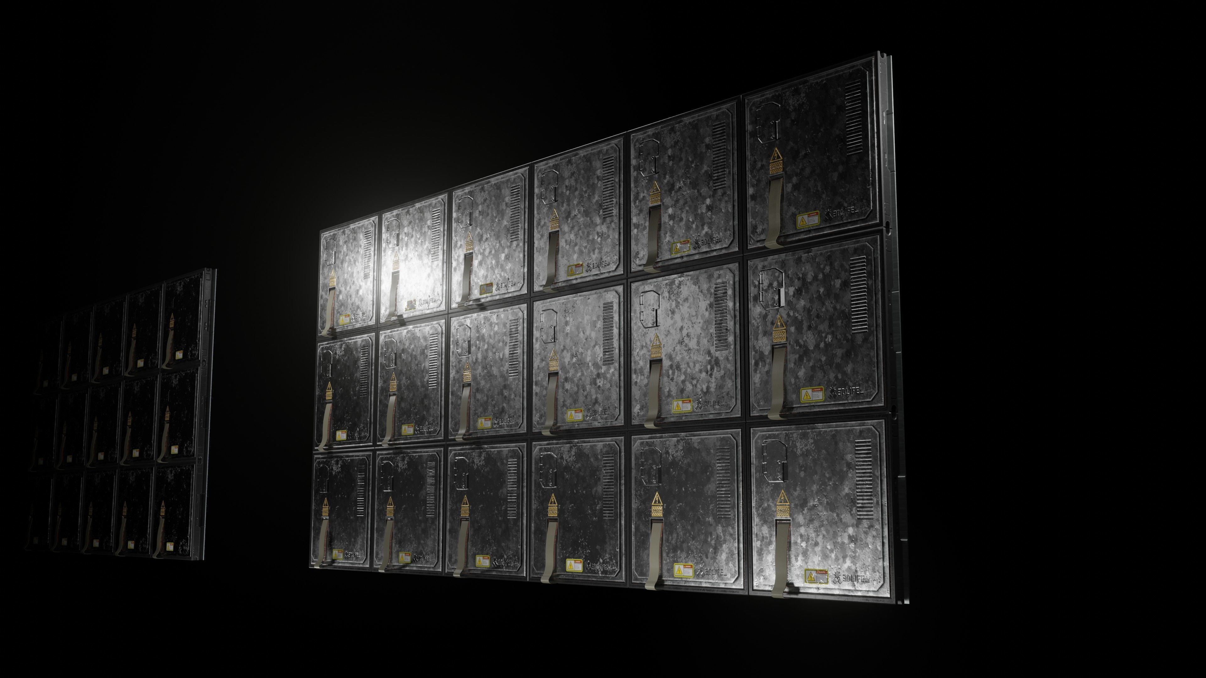 3D model Modular TV screen VR / AR / low-poly | CGTrader