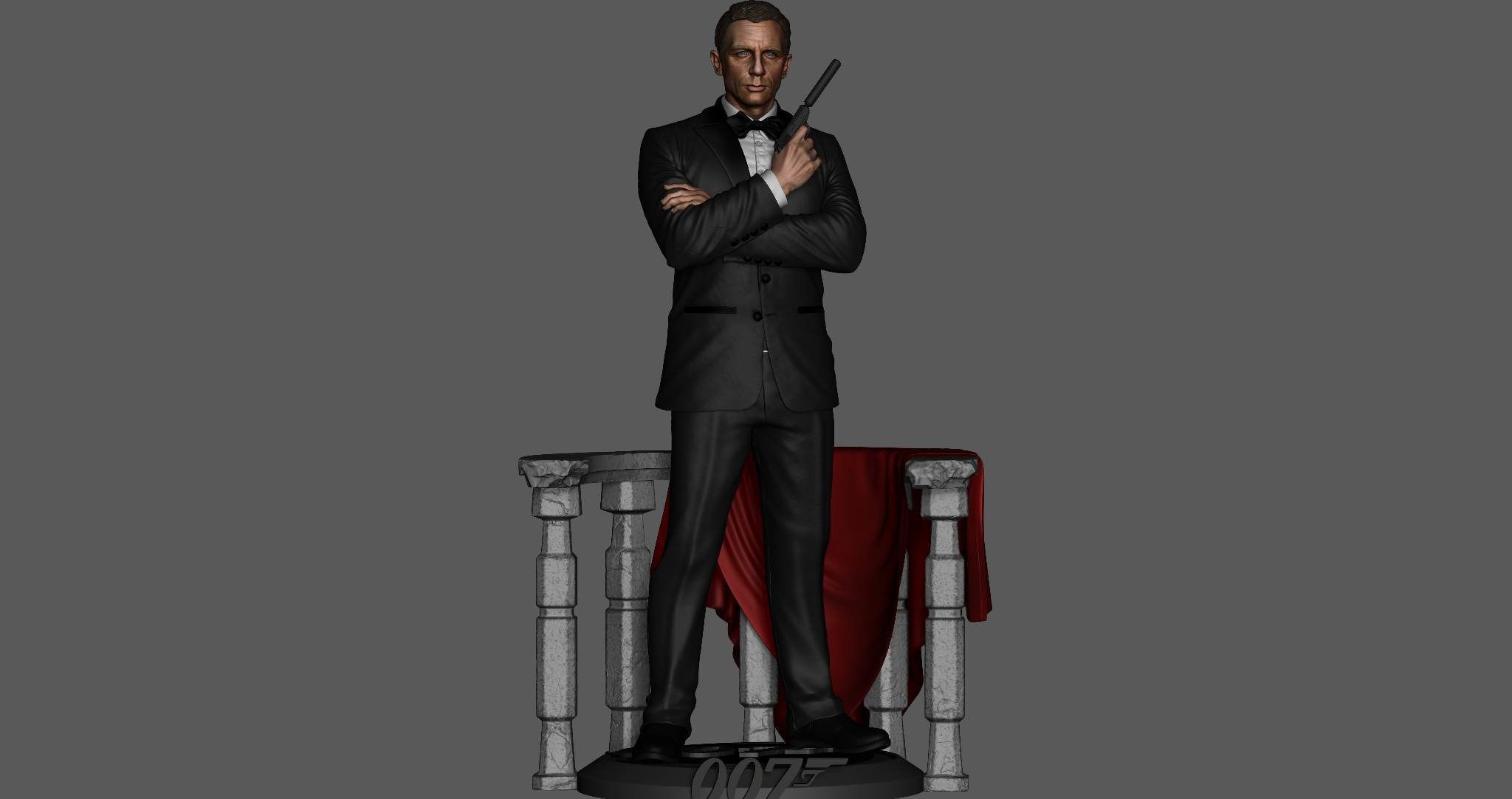 007 James Bond Daniel Craig 3D model 3D printable | CGTrader