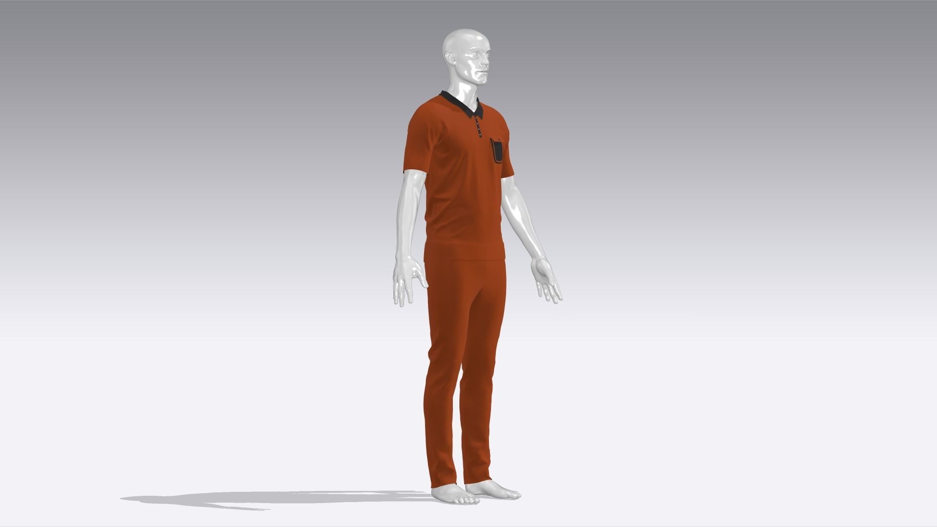 3D model Prisoner Uniform VR / AR / low-poly | CGTrader