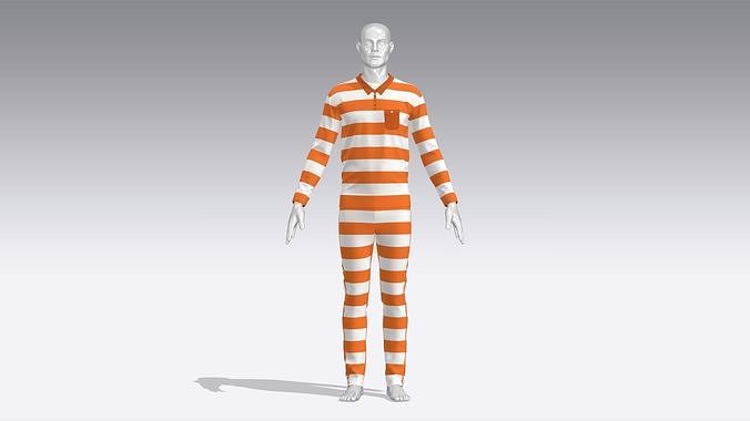 3D model Prisoner Costume VR / AR / low-poly | CGTrader