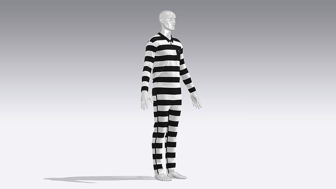 3D model Prisoner Clothes VR / AR / low-poly | CGTrader