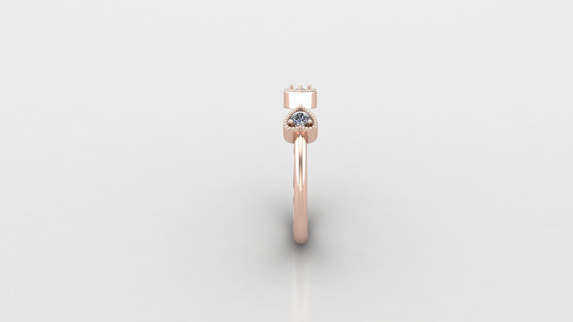 Solitaire Ring Version 1 R29 3D model | CGTrader