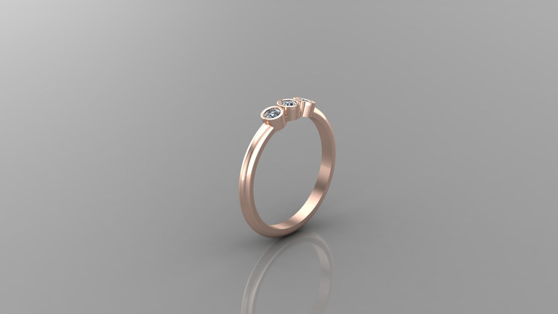 Solitaire Ring Version 1 SR2 3D model | CGTrader