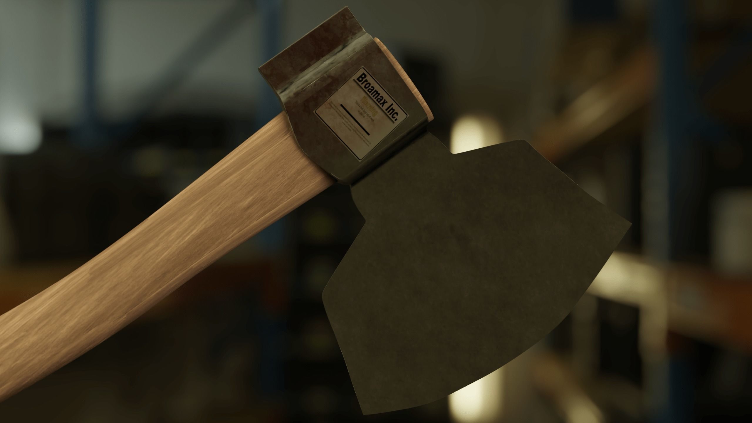 Broad Axe 3D model | CGTrader