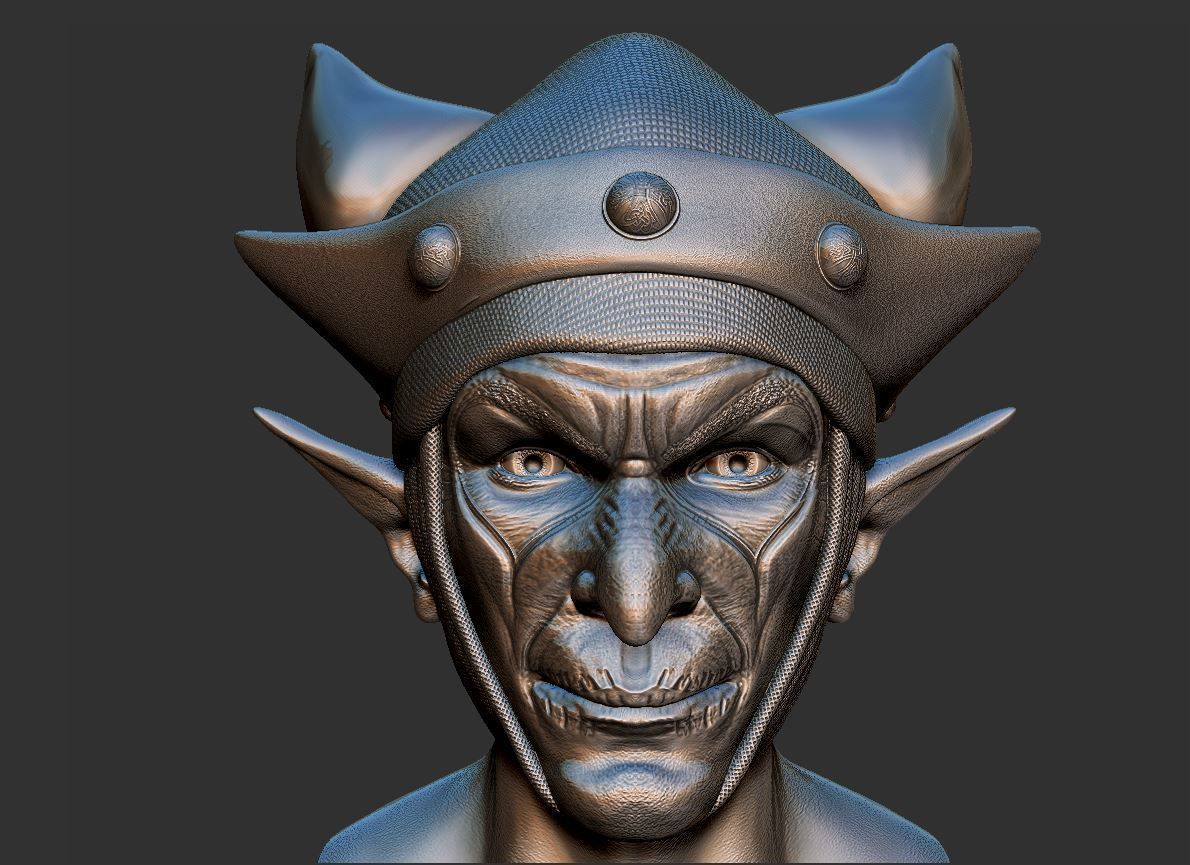 Vampire head 3D model 3D printable | CGTrader
