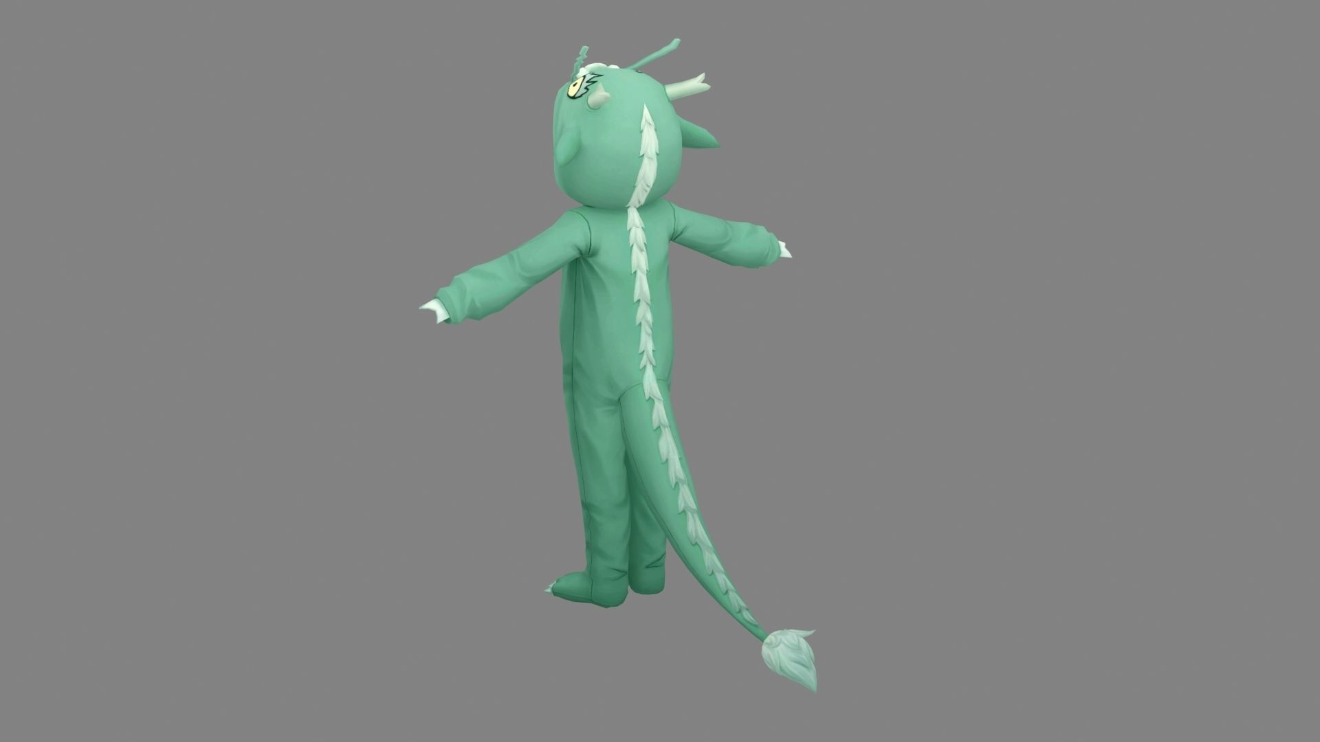 3D model Cartoon loong costume - Chinese dragon VR / AR / low-poly ...