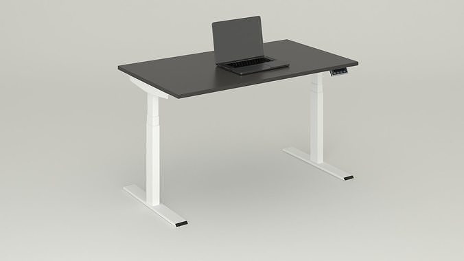 HEIGHT ADJUSTABLE DESK RG01 3D model | CGTrader