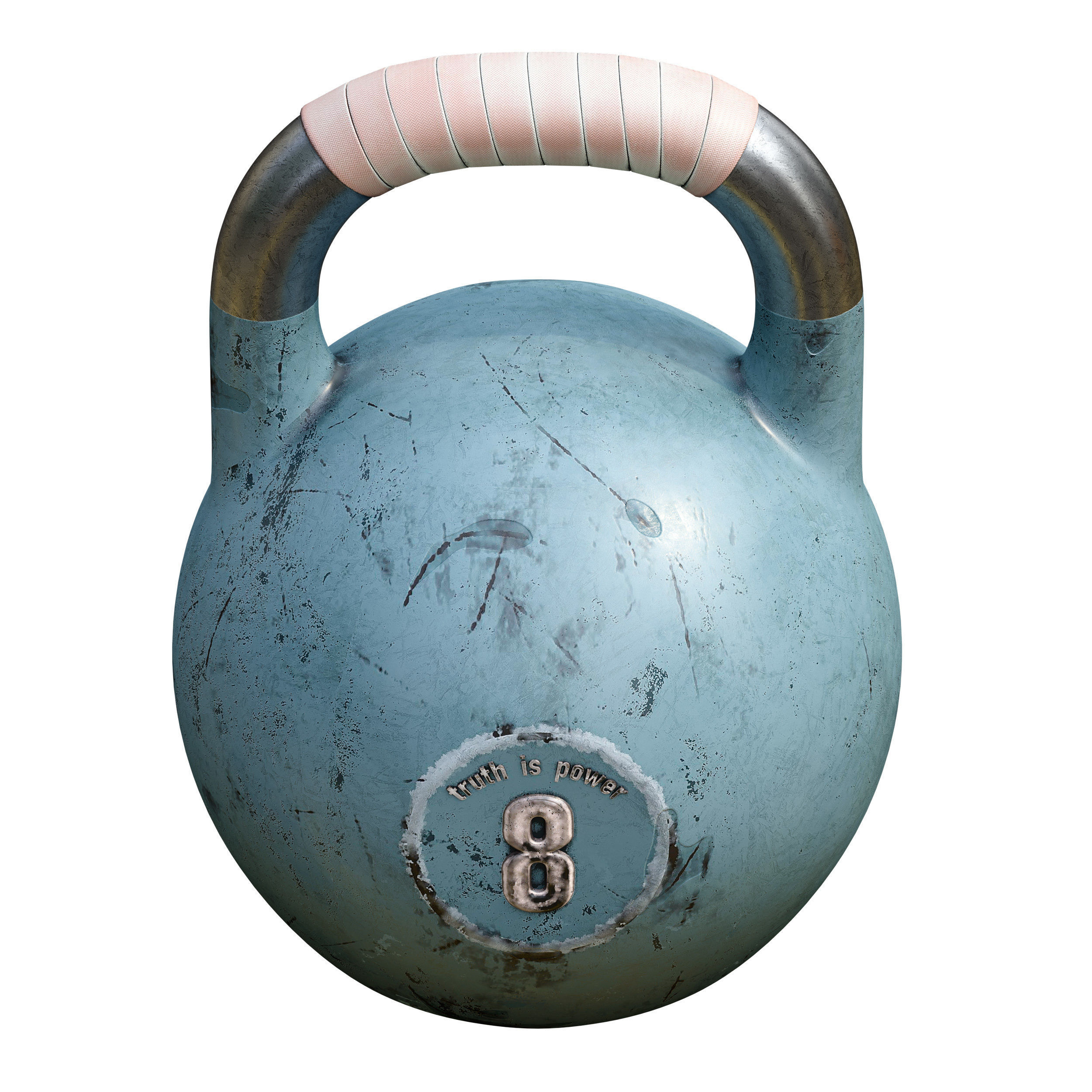 Old weights worn out - set 3D model | CGTrader